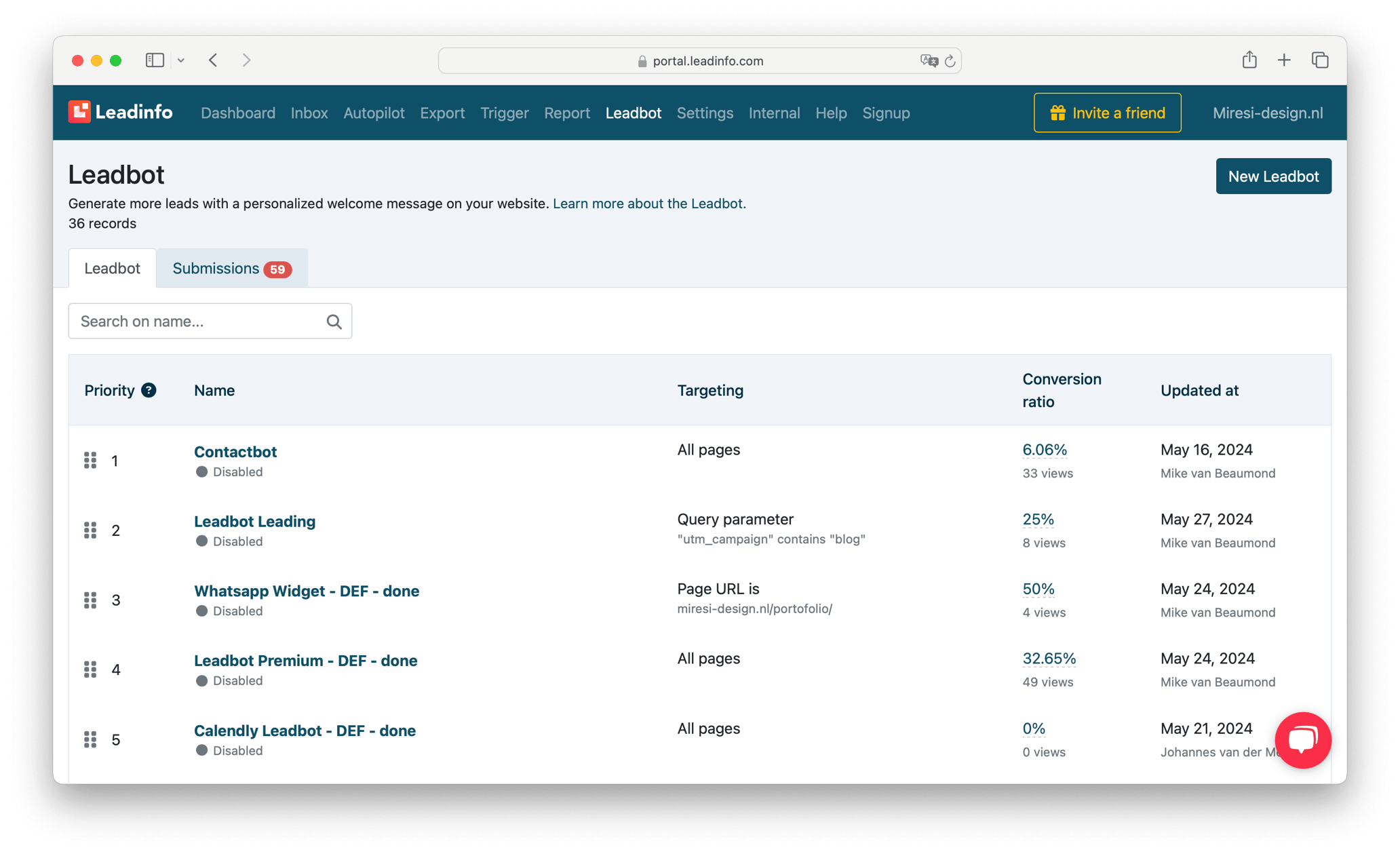 How do I customize the Subject Label of a form?
